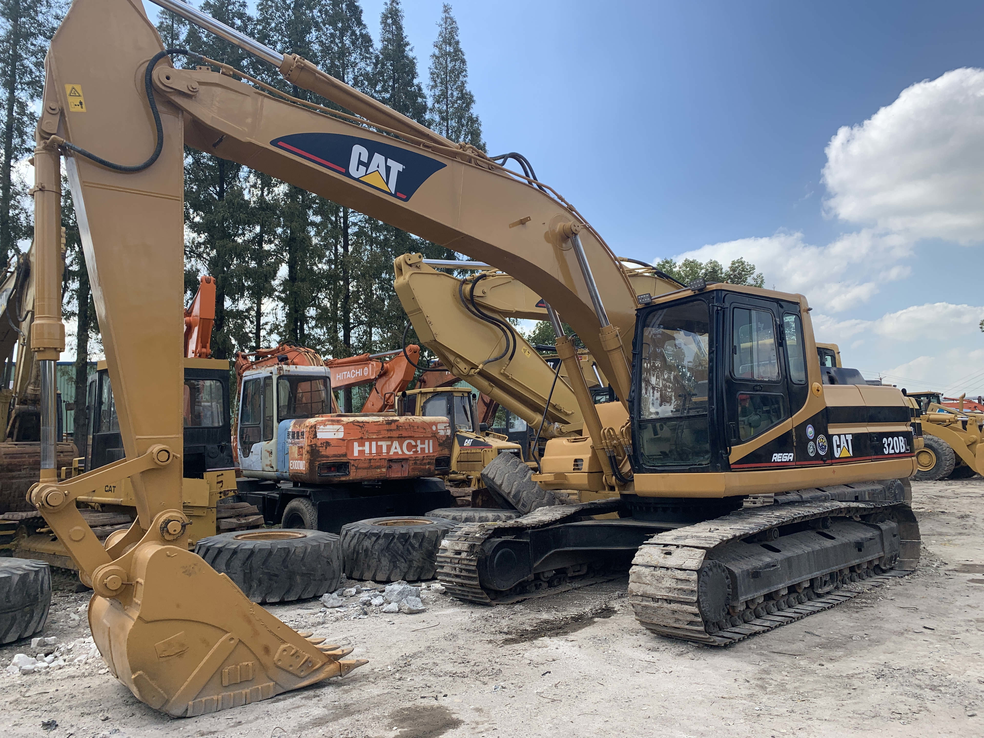 5.5km/H 6 Cylinders 134hp Used Caterpillar 320BL Excavator
