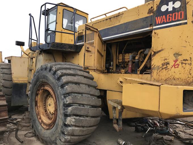 Big Front Wheel Used KOMATSU Loader WA600-1 2002 Year Serial Number 10984