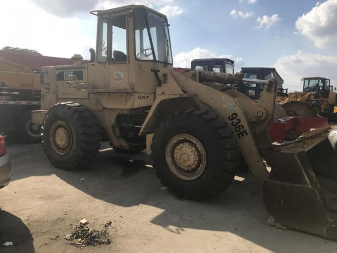936E Used CAT Loaders , Old Wheel Loader CAT 3304 Engine 135HP A/C Cabin