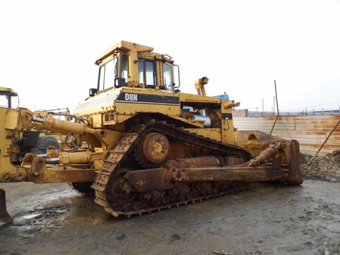 Single Ripper Rops Cabin Used D8 Bulldozer Powershift Transmission