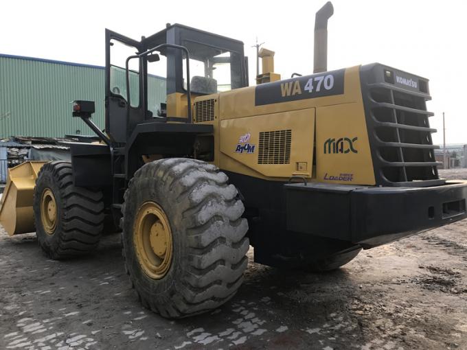 260hp Used KOMATSU Loader WA470-3 Wheel KOMATSU 470 Loader 32.7km/H Max ...